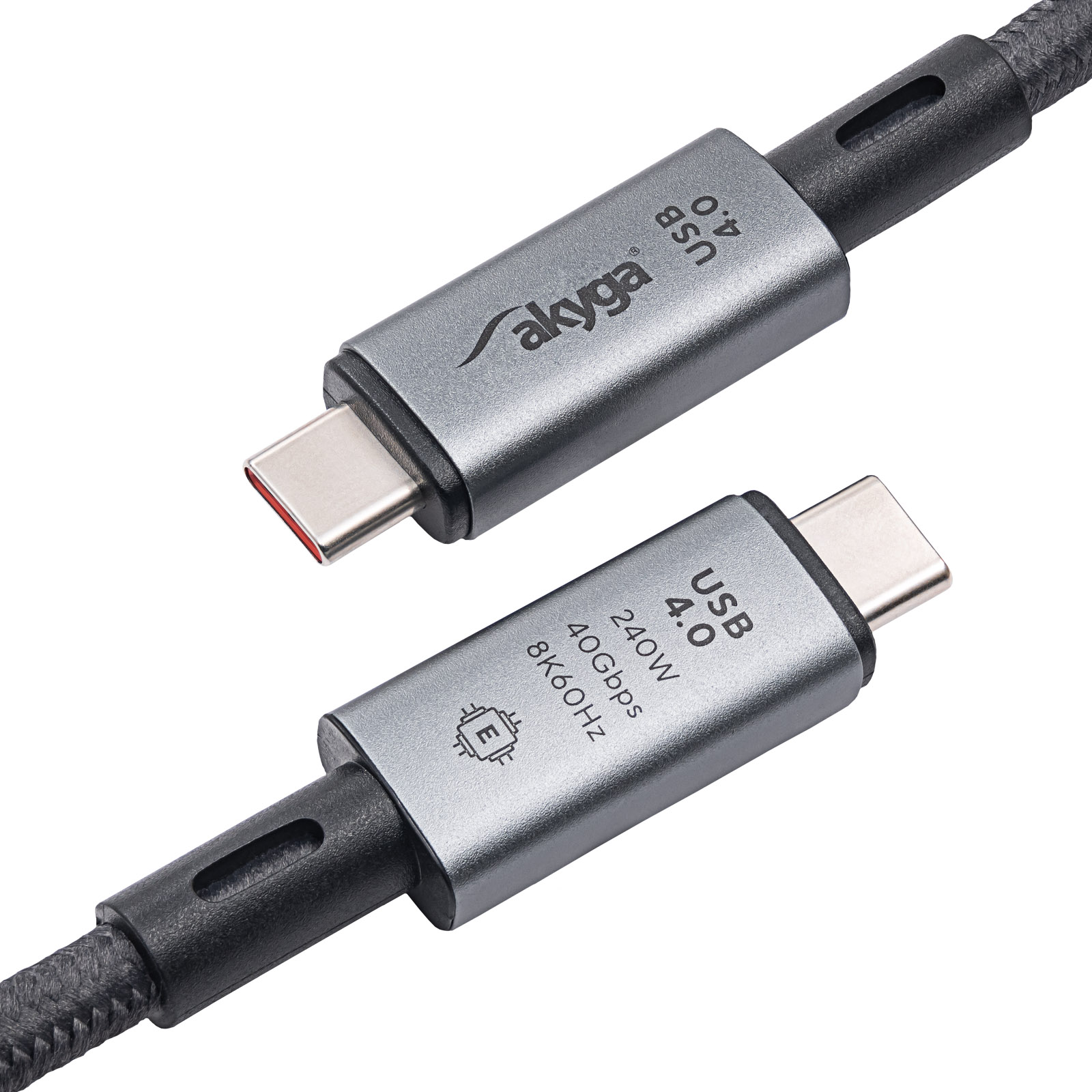 Cable USB4 type C 1m AK-USB-45 40Gb/s 240W